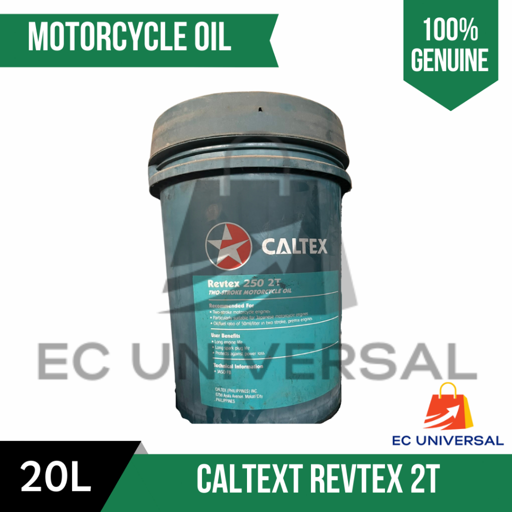 CALTEXT REVTEX 250 2T Two Stroke Motorcycle oil 20 LITERS | EC ...