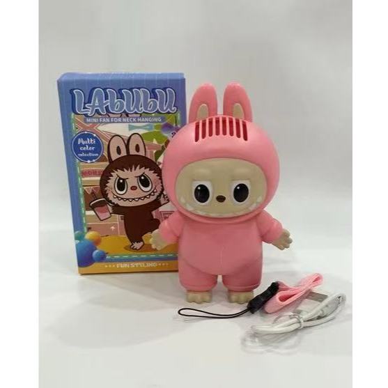 labubu neck hanging fan is good looking and practical | Shopee Philippines