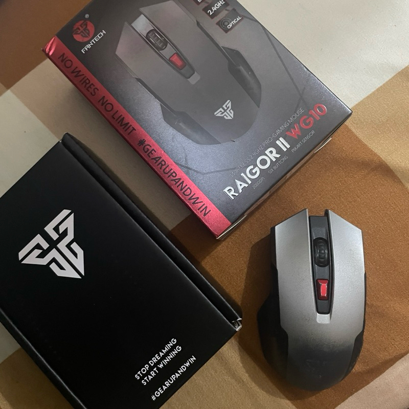 WIRELESS MOUSE FANTECH WG10 RAIGOR II WIRELESS GAMING MOUSE | Shopee ...