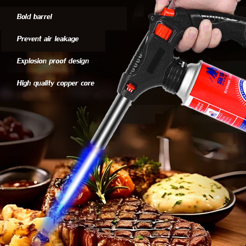 baking cooking hair removal Hand-held Gas Blow Flame Torch gun | Shopee ...