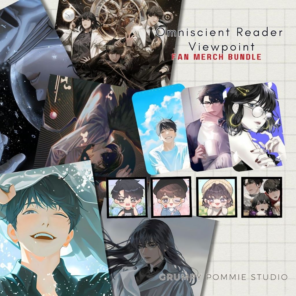 Omniscient Reader Viewpoint Fan Merch Bundle - Art Print / Photocards ...