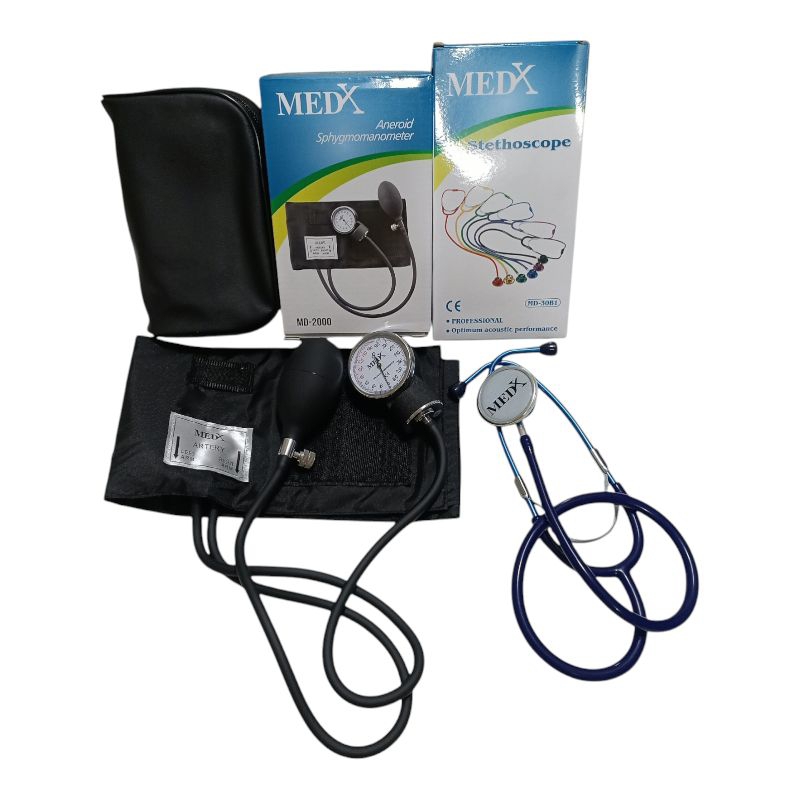 MEDX Aneriod Sphygmomanometer Blood Pressure Monitor Manual With ...