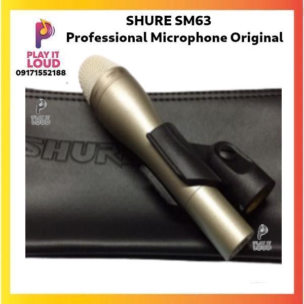 SHURE SM63 Professional Microphone Original | Shopee Philippines