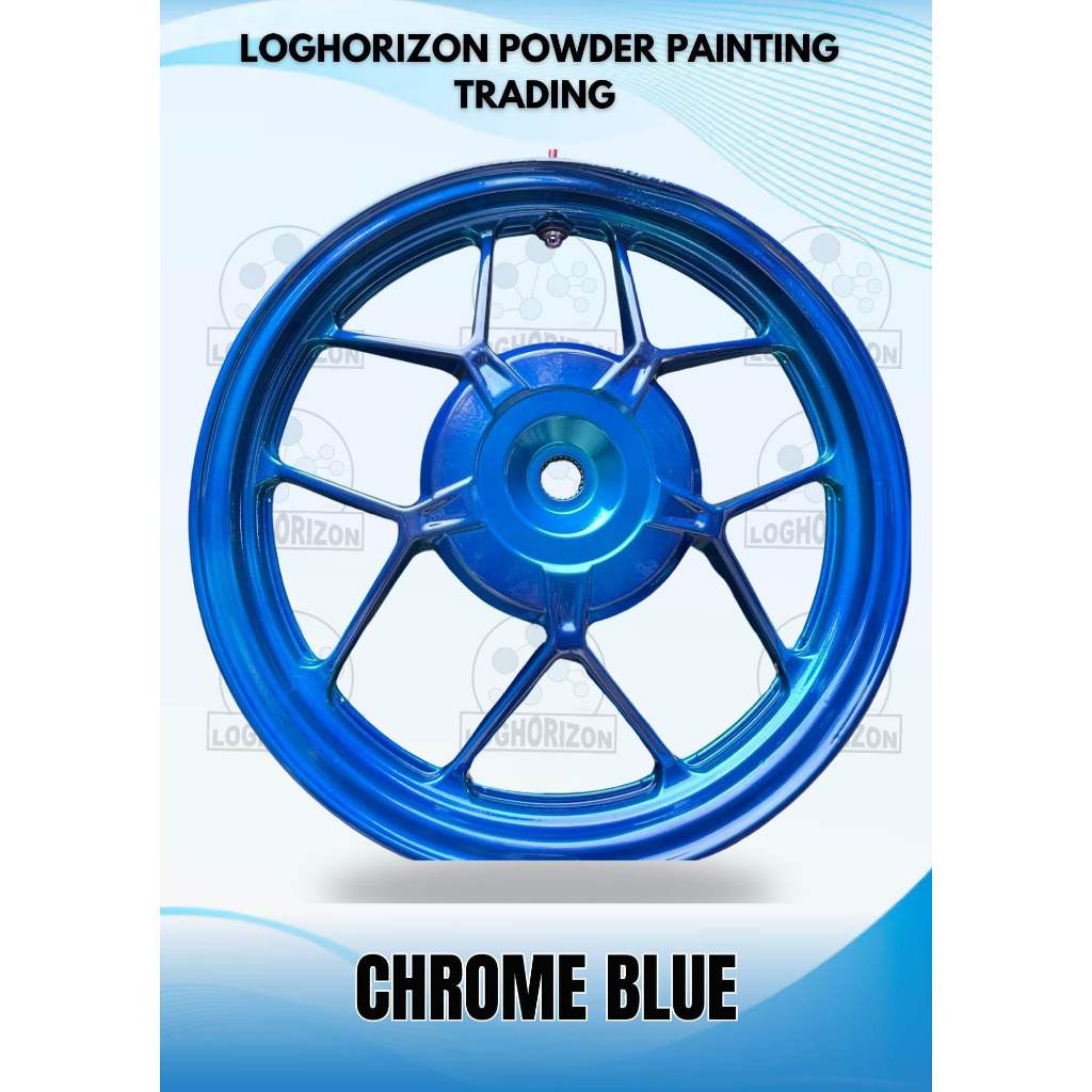 1KG CHROME BLUE - N01 - POWDER COATING PAINT | Shopee Philippines