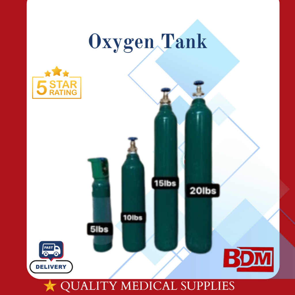 [Fast Shipping] Oxygen Tank 5Lbs Tank to 20Lbs with content | Shopee ...