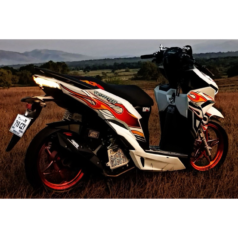 Click V3 Vario Fire Legendary Decals | Shopee Philippines