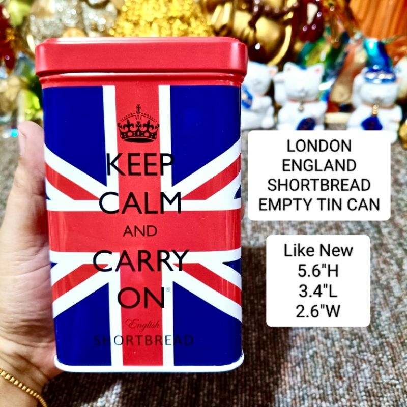 LONDON ENGLAND EMPTY TIN CAN • JAPAN SURPLUS | Shopee Philippines