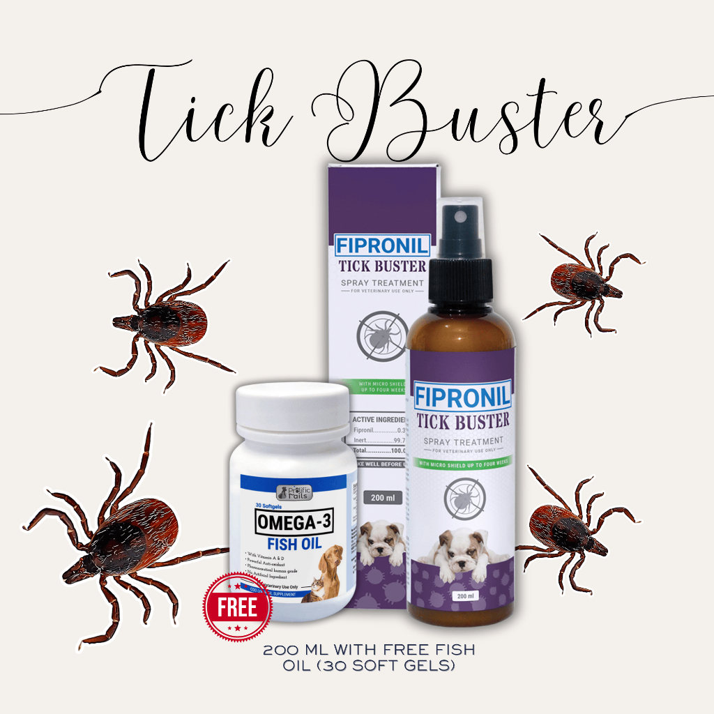 TBS2.0-Anti-garapata,(Tick) kuto at pulgas Fipronil Tick Buster Spray ...