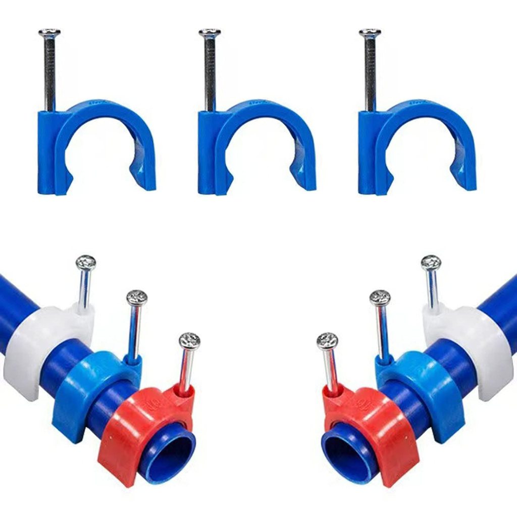 Pvc clamp 1/2inch orange and Blue/pipe clamp(10PCS price | Shopee ...