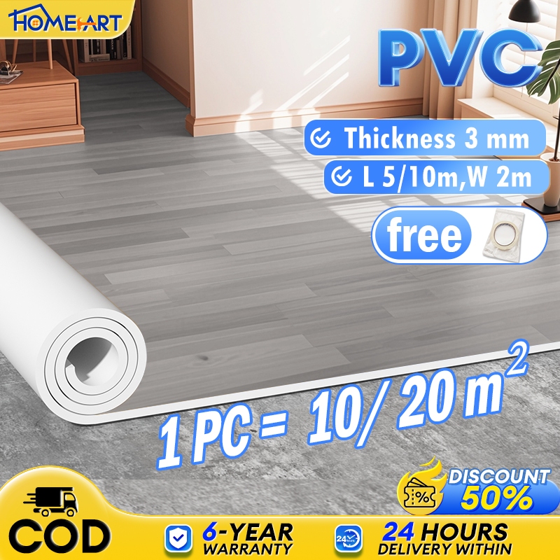 PVC Linoleum Floor Mat Makapa vinyl tile floor adhesive home decor wood ...