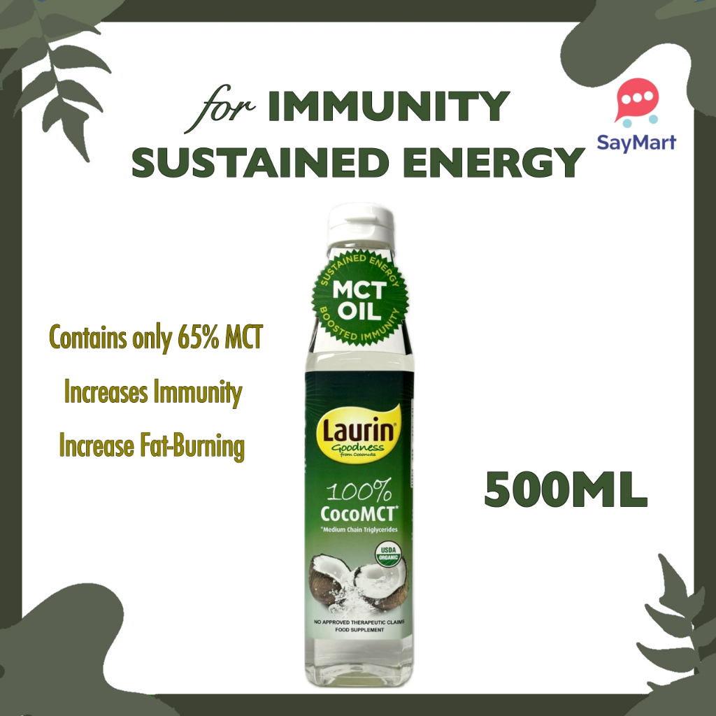 LAURIN 100% COCO MCT 500ML | Shopee Philippines