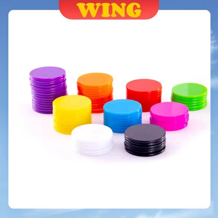 100PCS 25mm Colorful Counting Chips Educational Math Toys for Kids ...