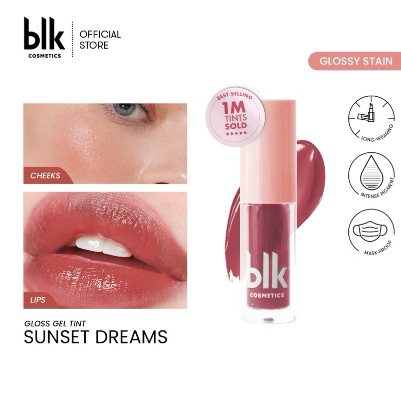 blk cosmetics fresh gloss gel tint in sunset dreams | Shopee Philippines