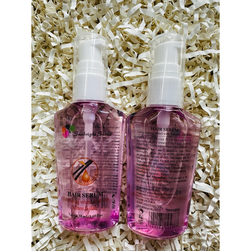 Sunbright Series Hair Serum 50ml or Ashley Shine Hair Serum 120ml ...