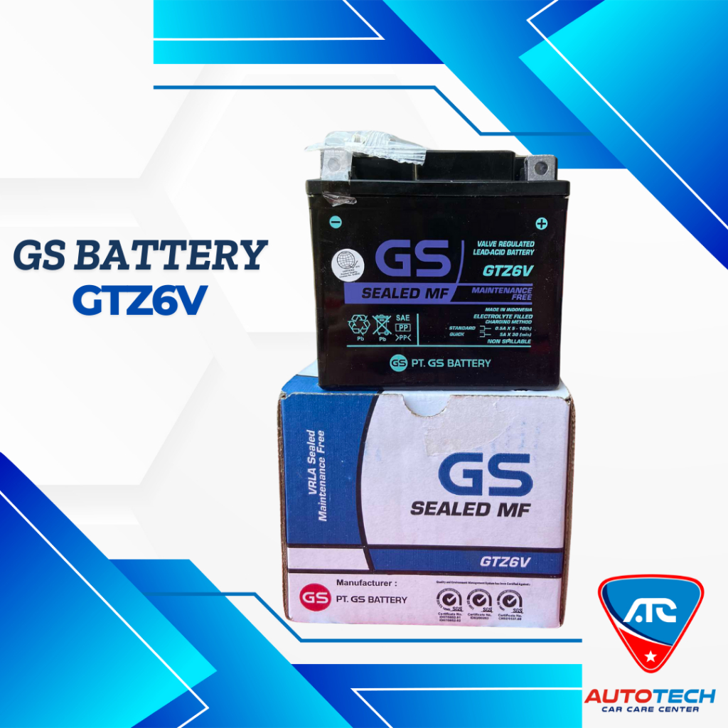 GS BATTERY SEALED MF GTZ6V | Shopee Philippines