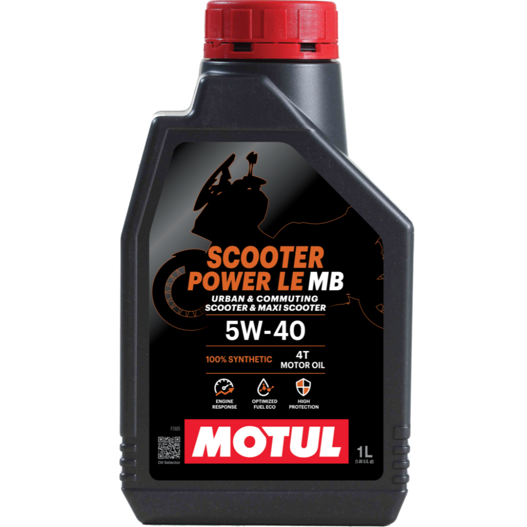 Original Motul Scooter Power LE 4T 5W40 - 100% Synthetic Motor Oil (NEW ...