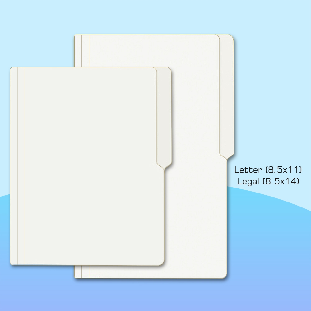 100pcs File Folder White 14PTS (Short/Long) | Shopee Philippines