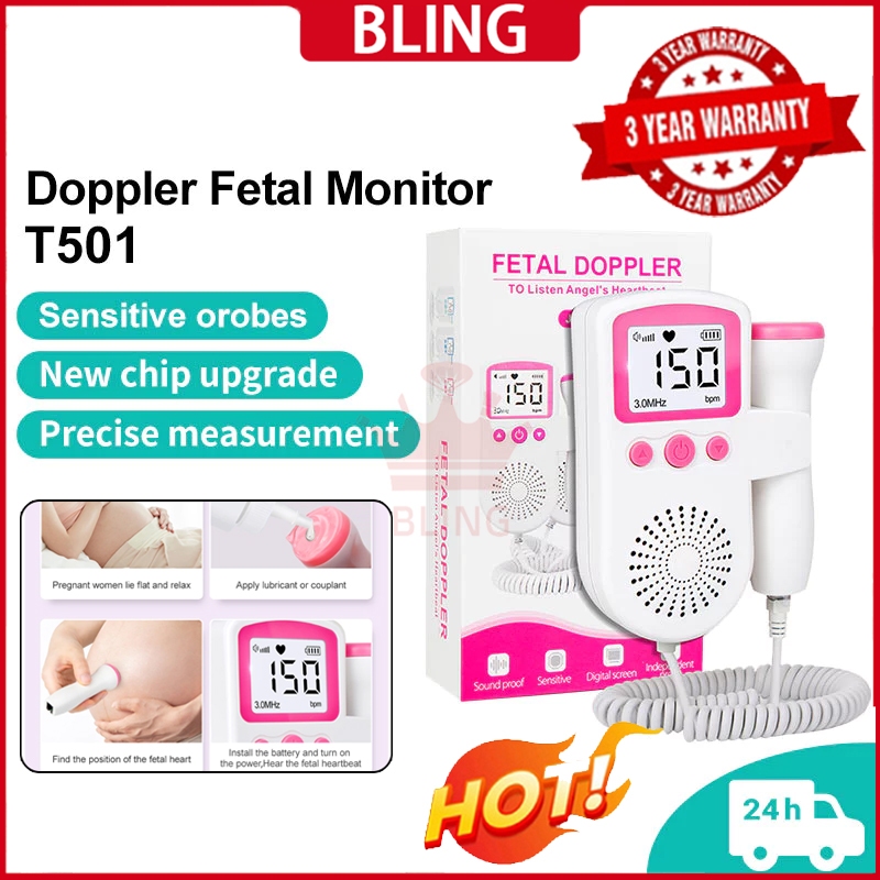 Fetal Doppler Heart Rate Monitor for Baby Pregnancy Heartbeat Detector ...