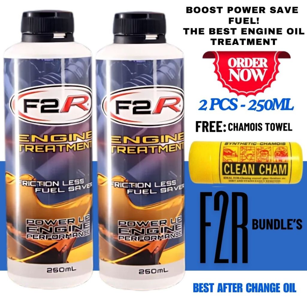 F2R Complete Engine Treatment 250ml (BUNDLE'S) for Gasoline & Diesel ...