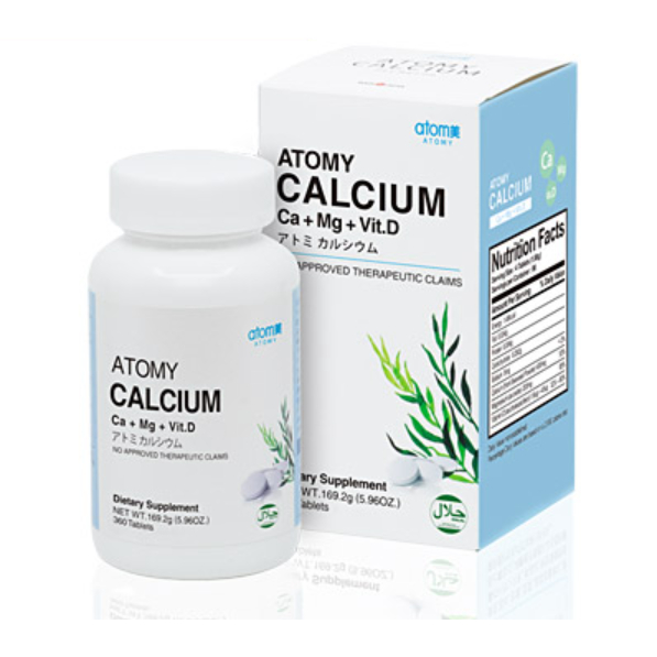 ATOMY Calcium 1 bottle 360 tablets (4 tablets/day for 3 months ...
