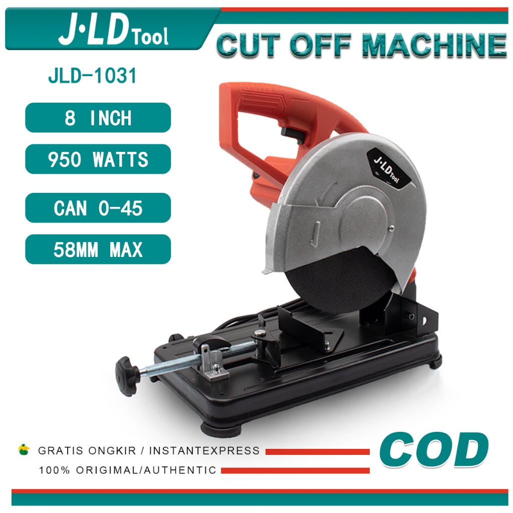 JLD Cut Off Machine 950W Multifunction 8 inch Iron Cutting Machine Saw ...