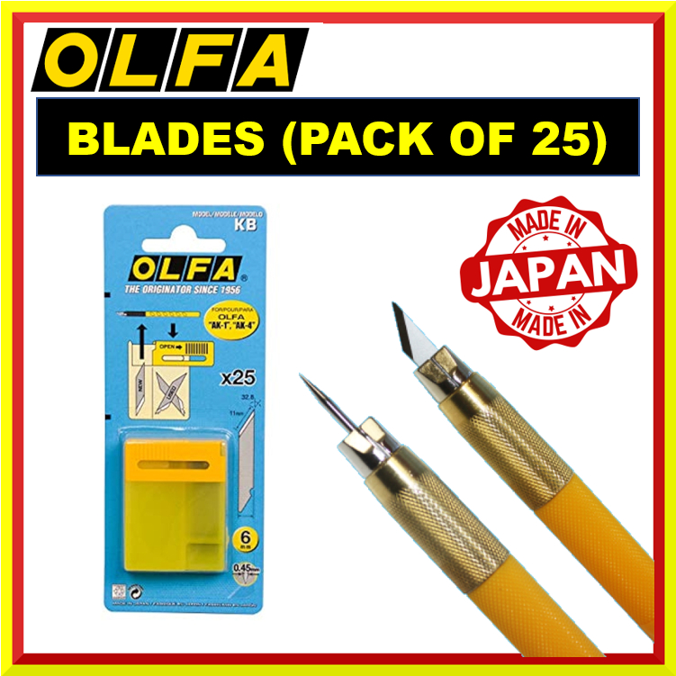 Olfa Blade Replacement for Precision Pack of 25pcs Made in Japan | Shopee Philippines