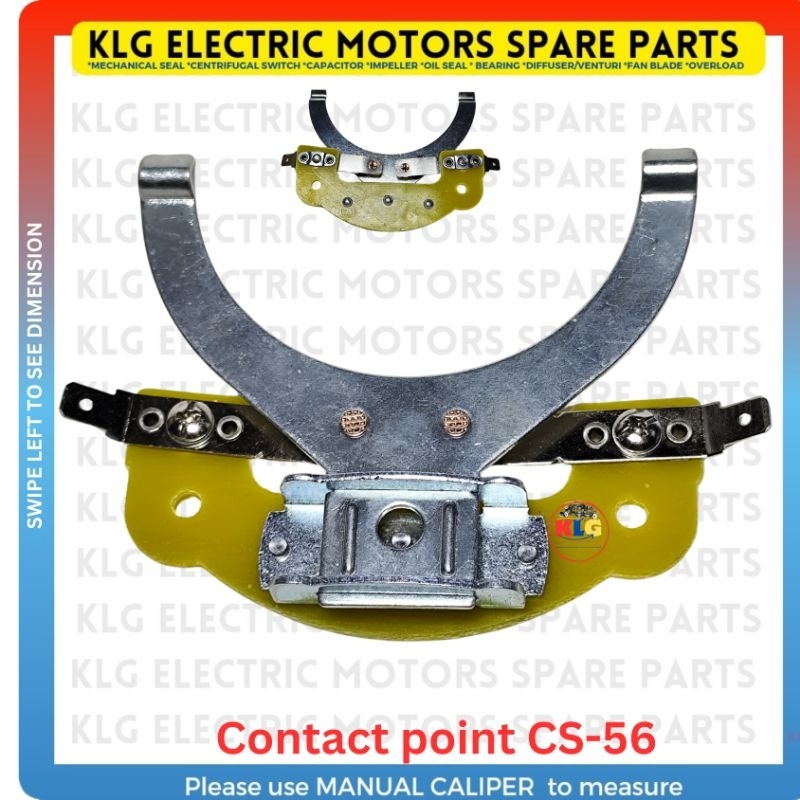 Centrifugal switch L33-802 CS-56 water pump parts KLG | Shopee Philippines