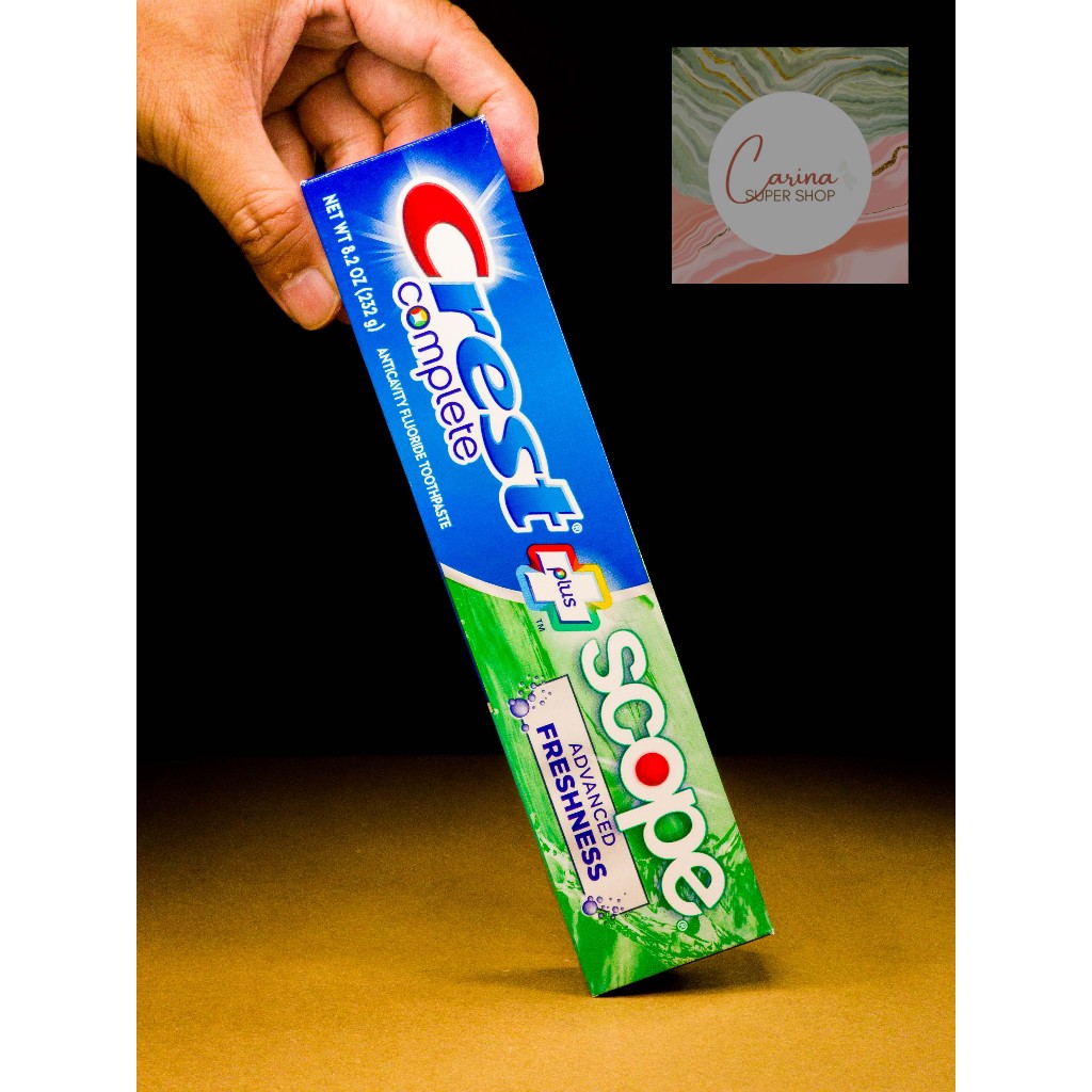 Crest Complete Plus Scope Advanced Freshness Anti Cavity Flouride ...