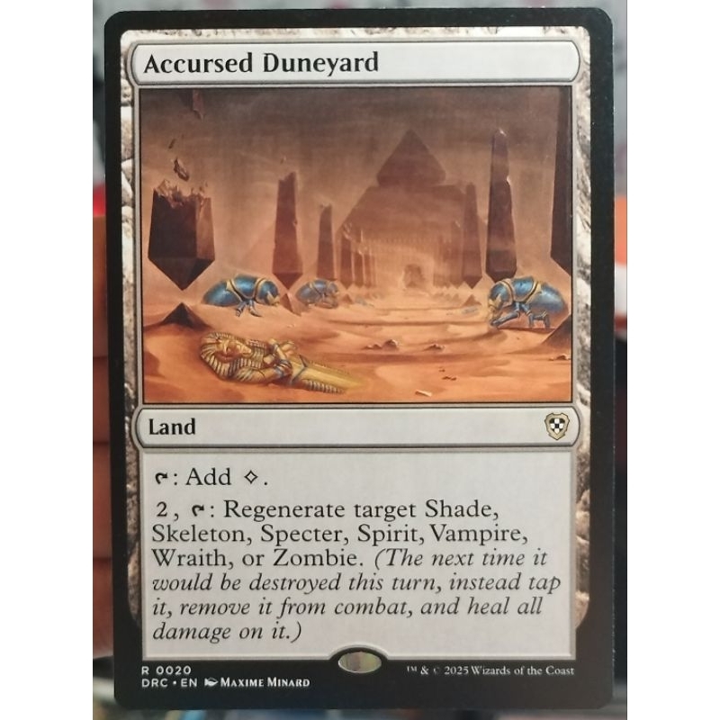 Accursed Duneyard (Magic the gathering) | Shopee Philippines