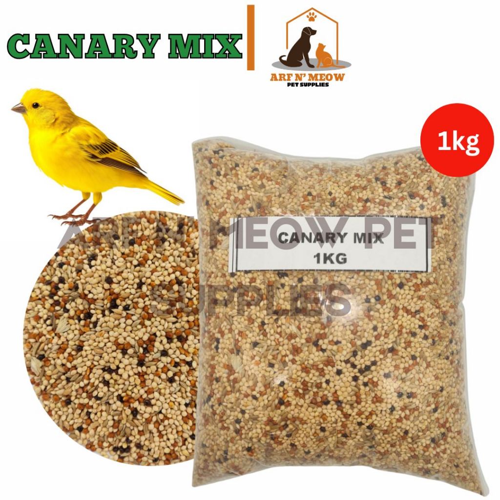 1kg Canary Mix Bird Food Mix Seeds All Stages Arf And Meow Pet Supplies ...