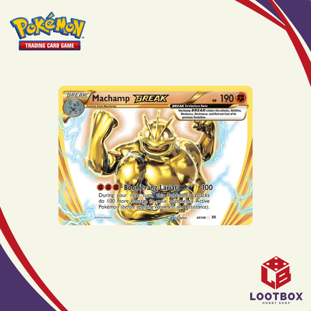 Pokemon Card Game: Machamp BREAK (Break Rare) - XY: Evolutions | Shopee ...