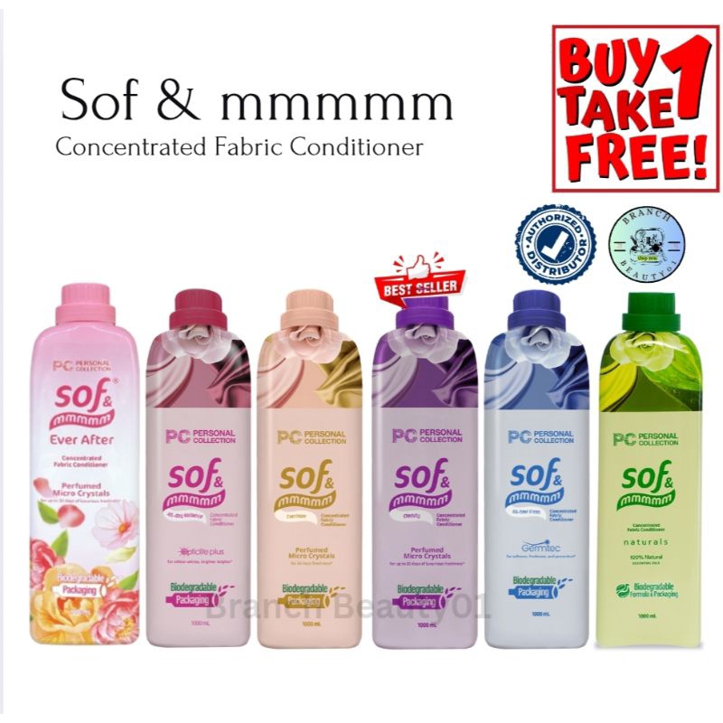 SOF BUY 1 TAKE 1 FABRIC CONDITIONER | Shopee Philippines