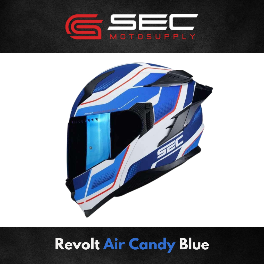Sec Modular Helmet For Motorcycle | Revolt Air Candy (M) | Shopee ...