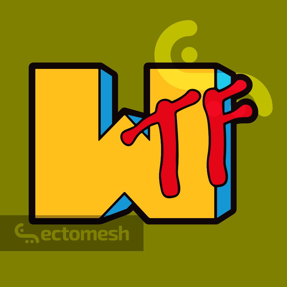 WTF - Vinyl Waterproof Sticker by EctoMesh | Shopee Philippines