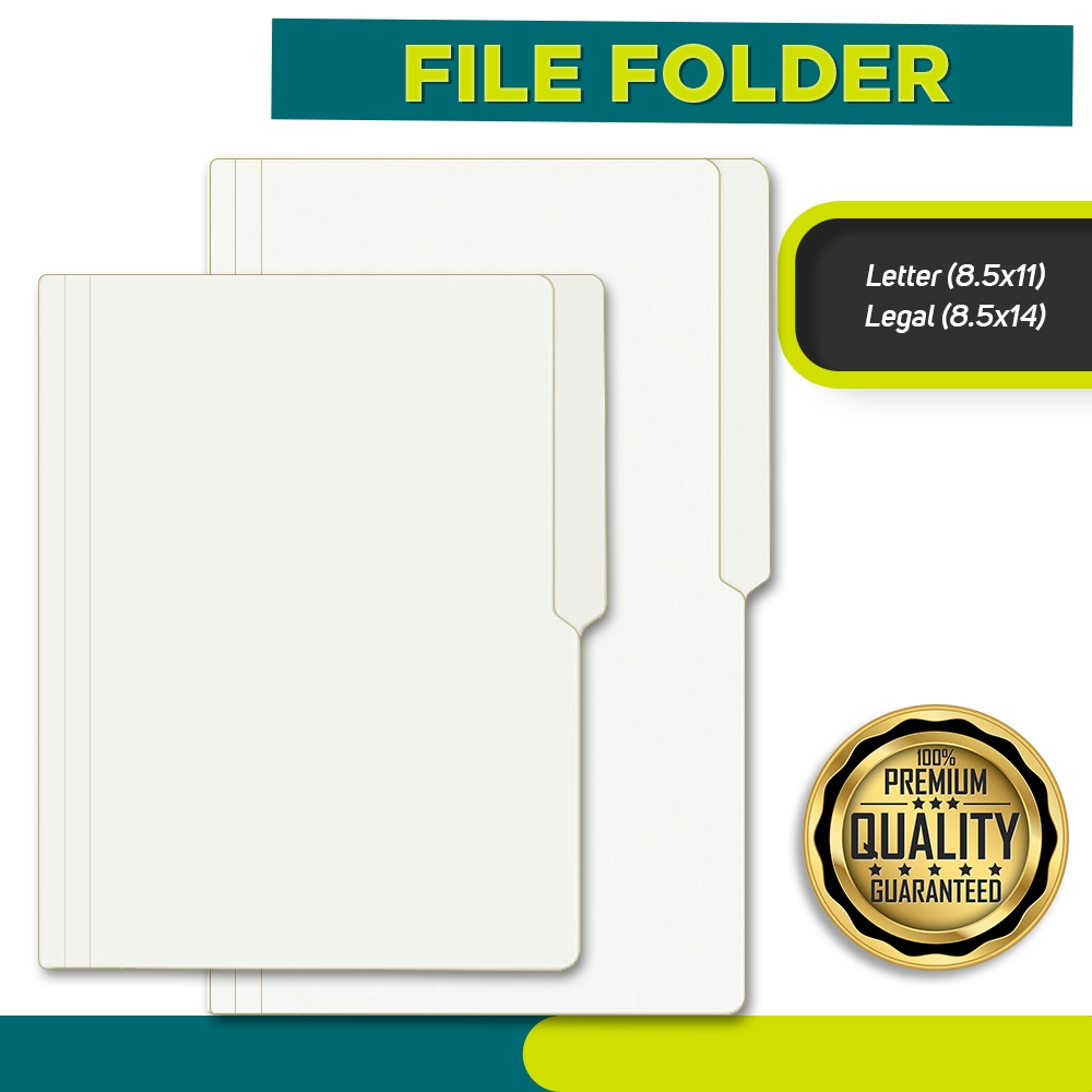 File Folder White Short & Long Size (100pcs/Ream) | Shopee Philippines