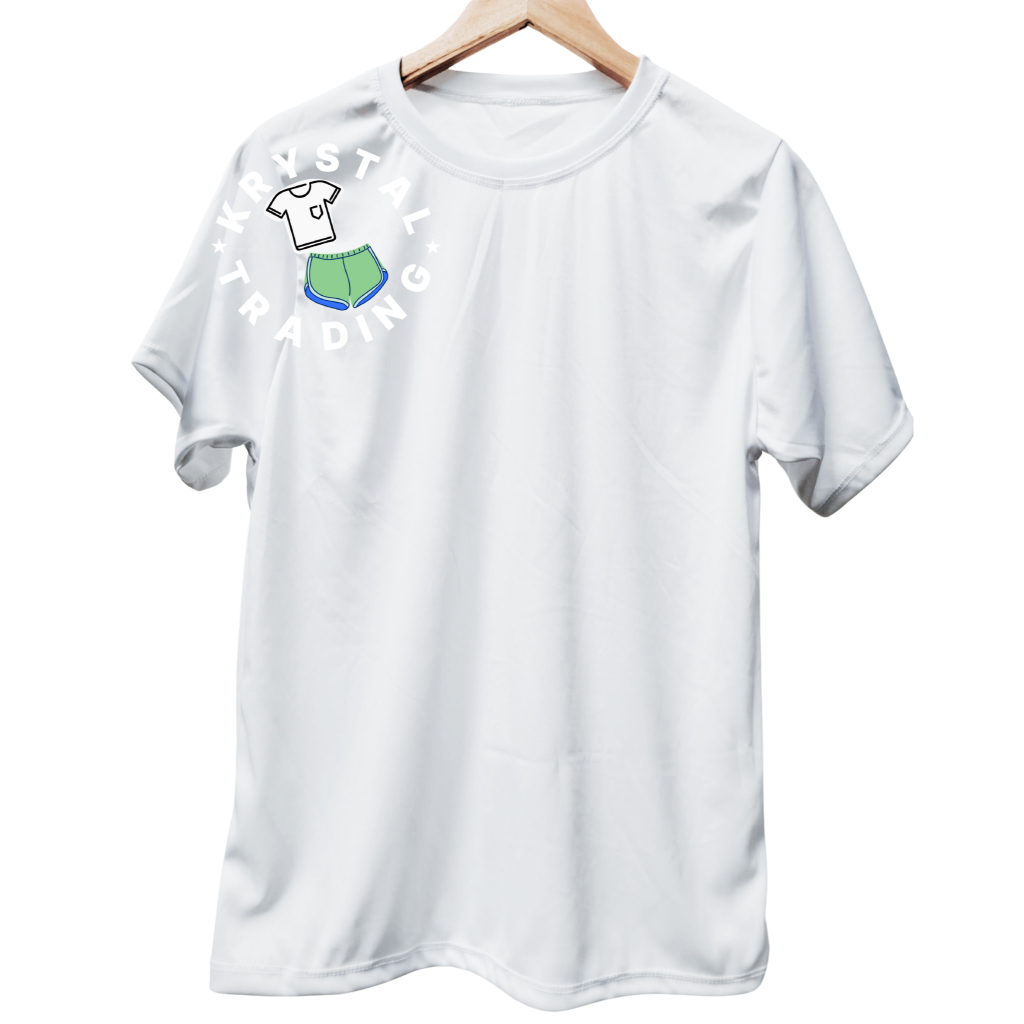 Active Dri Tshirt White Active Dry T-shirt Round Neck Drifit Shirt Mas ...
