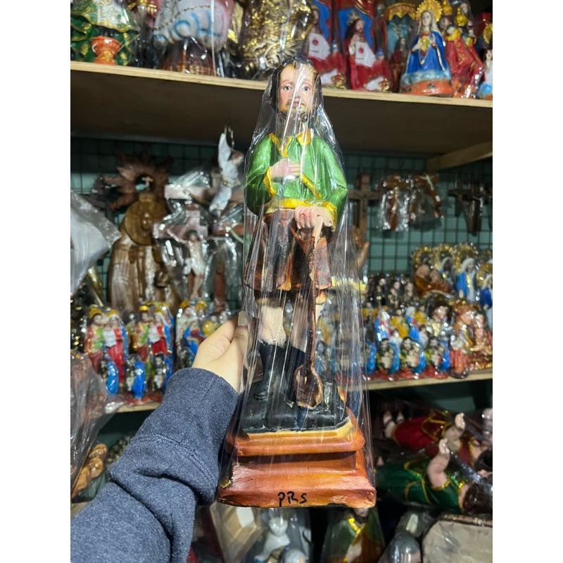 San Isidro Labrador statue (The patron saint of farmers, peasants and ...