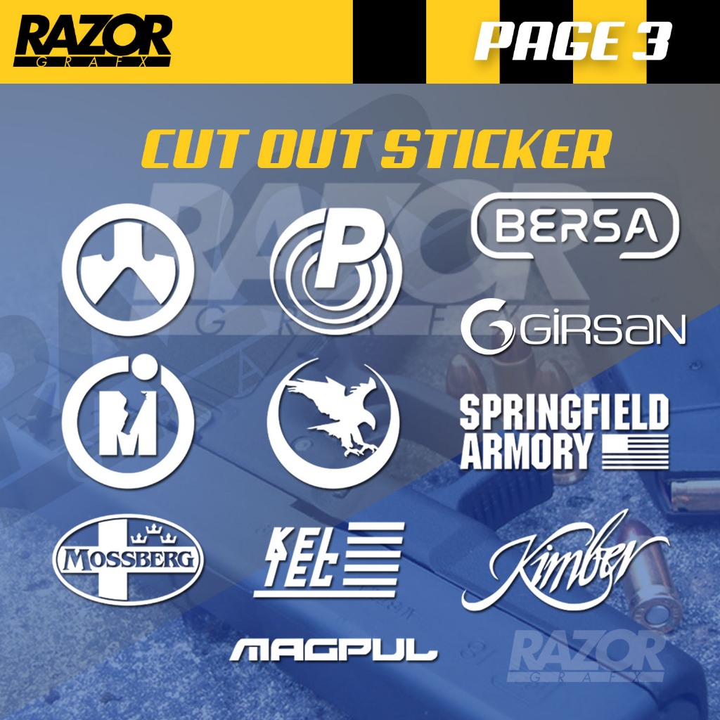 Gun Brands/Manufacturer Logo Decal Car Sticker {Page 3} - Metro Arms ...