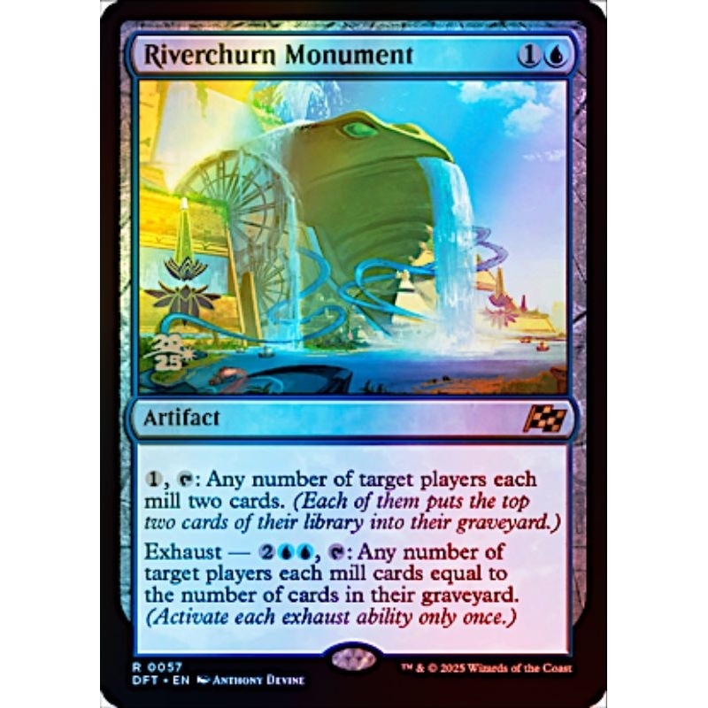 Riverchurn Monument (PreRelease Foil) - DFT - Rare - MTG Cards (WotC ...