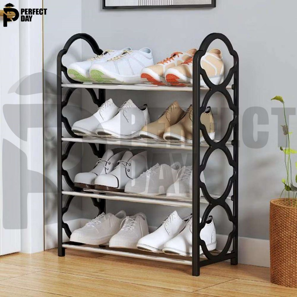 Perfect 4Layer foldable Shoes Colored Stackable Stainless steel Shoes ...