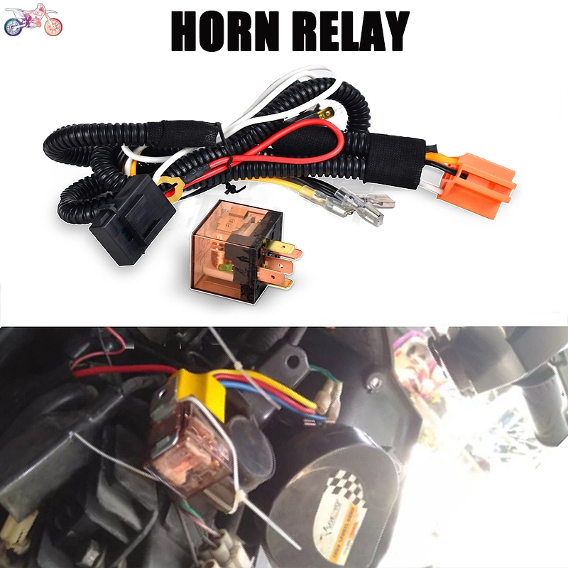 UNIVERSAL HORN RELAY / MINI DRIVING LIGHT RELAY W/ TRANSPARENT SOCKET ...