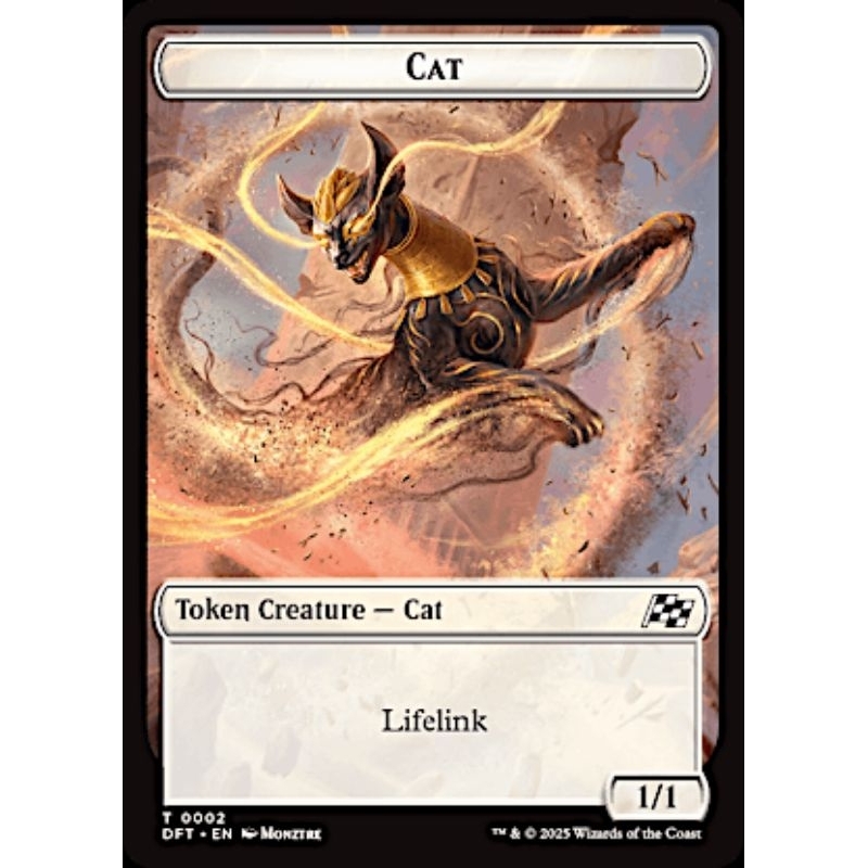 Cat // Thopter (double-face token) - DFT - Common - MTG Cards (WotC ...