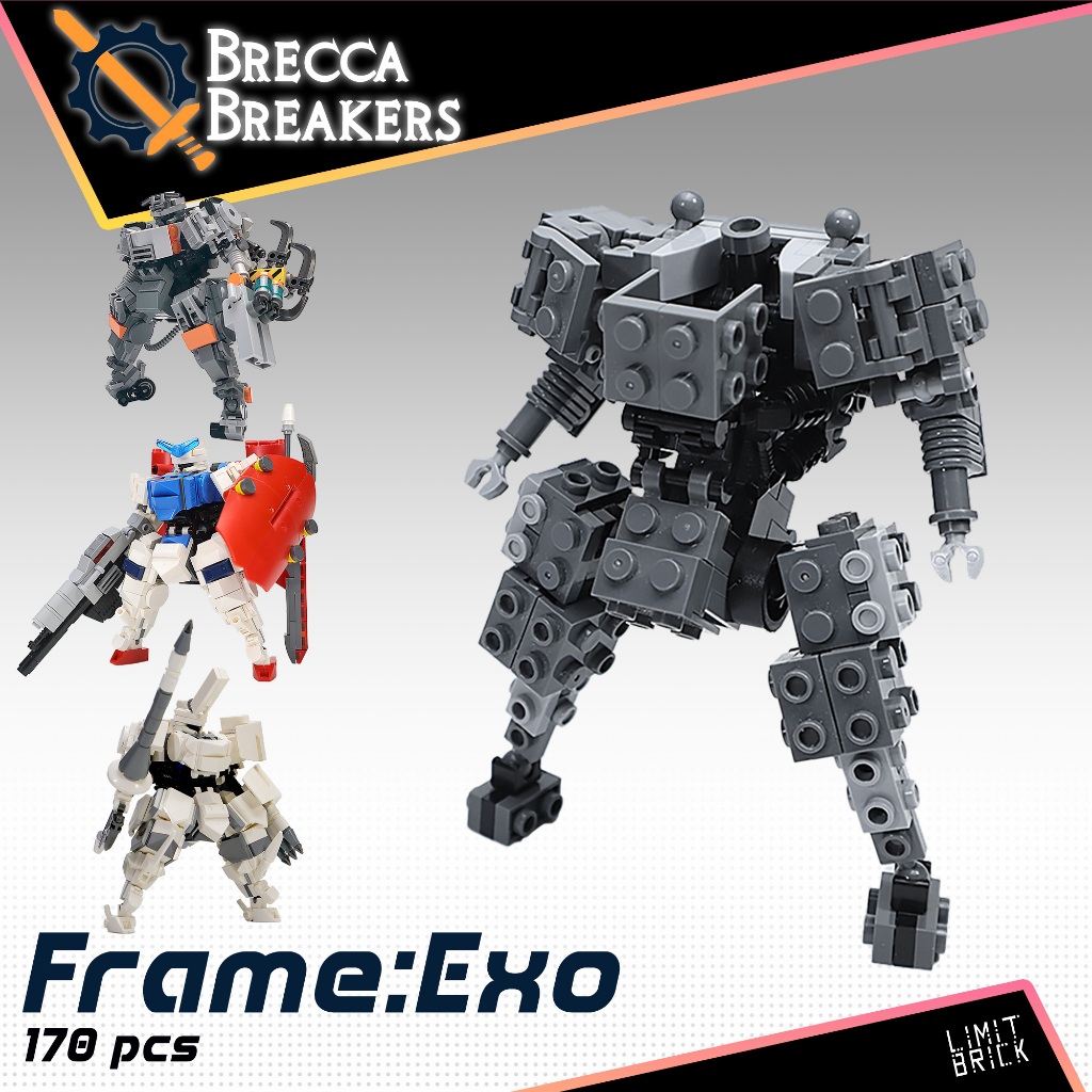 Brecca Frame Exo Building Blocks Robot Mech | Shopee Philippines