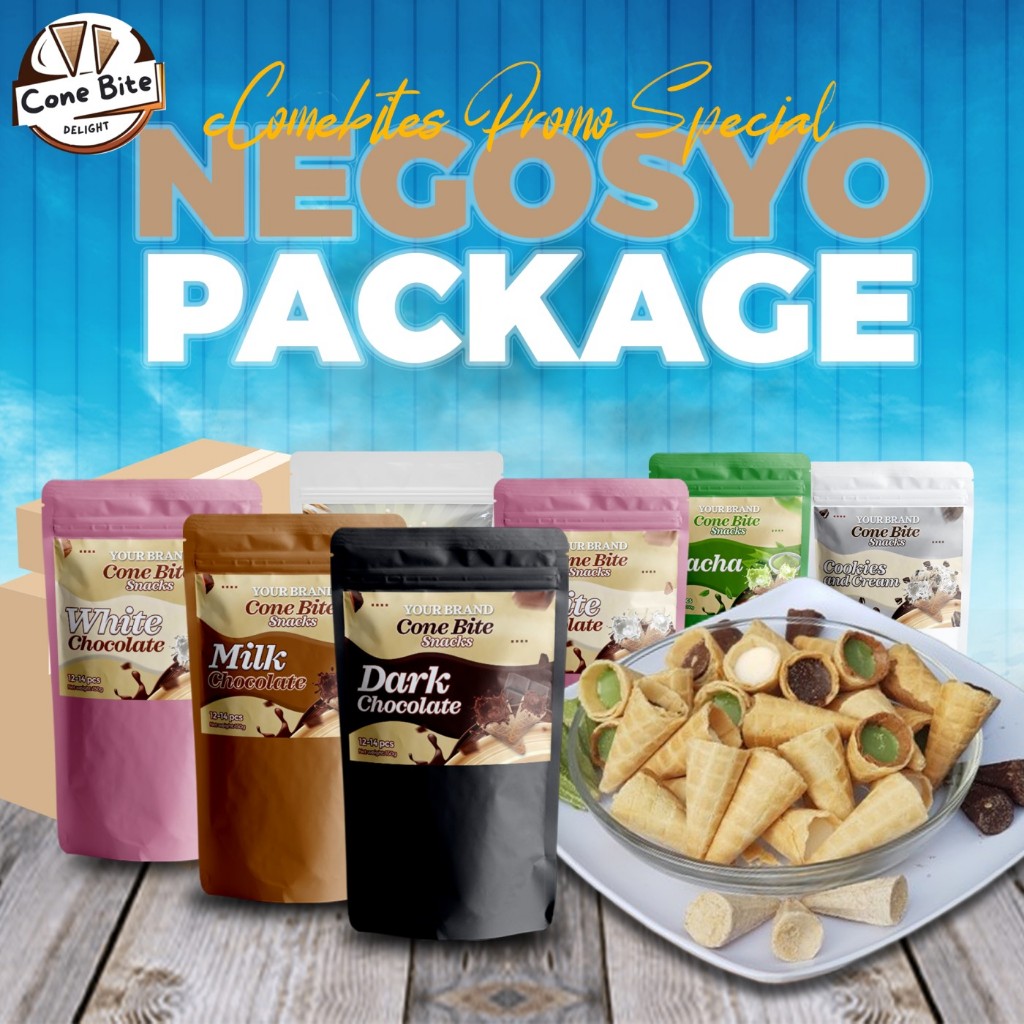 NEGOSYO PACKAGE – Cone Bite Delights Reseller Bundle (30 Packs ...