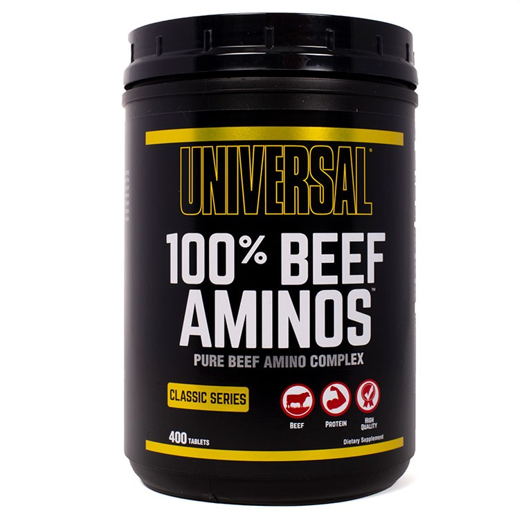 Universal 100% Beef Aminos Pure Amino Complex Classic Series 400 ...