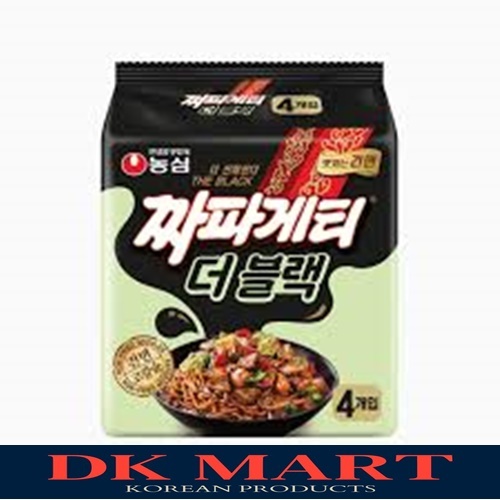 NONGSHIM JJAPAGHETTI THE (BLACK) 116G 1PACK(4PCS) DK MART | Shopee ...