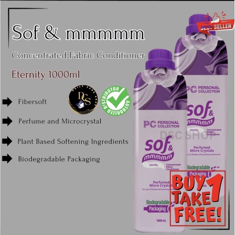 SOF CONCENTRATED BUY 1 TAKE FABRIC CONDITONER | Shopee Philippines