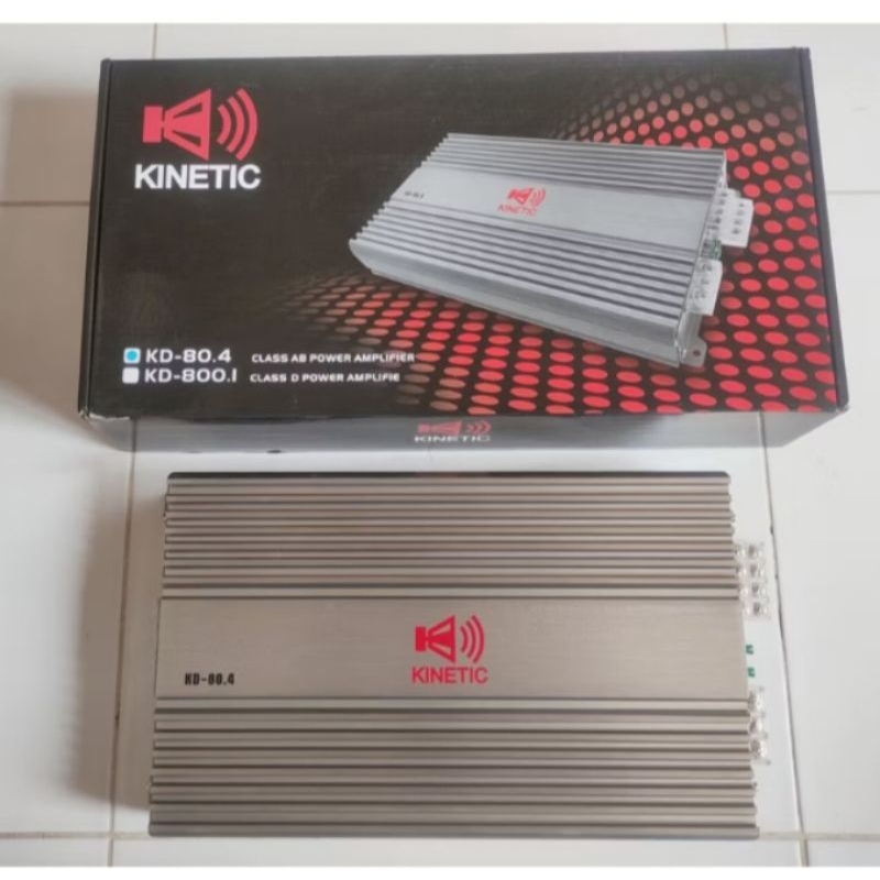 kinetic Car Amplifier KD-80.4 4channel | Shopee Philippines