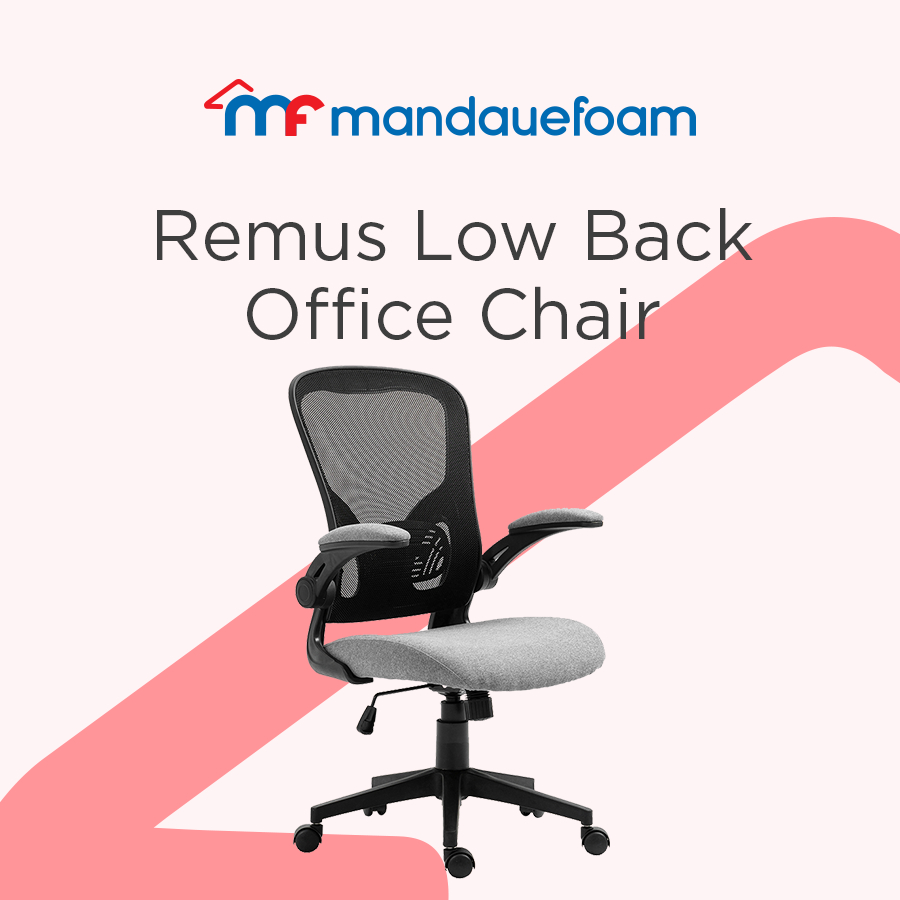 Mandaue Foam Remus Low Back Office Chair | Shopee Philippines