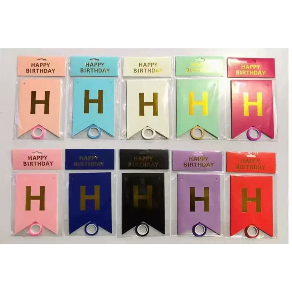 Pastel color birthday banner party decorations | Shopee Philippines